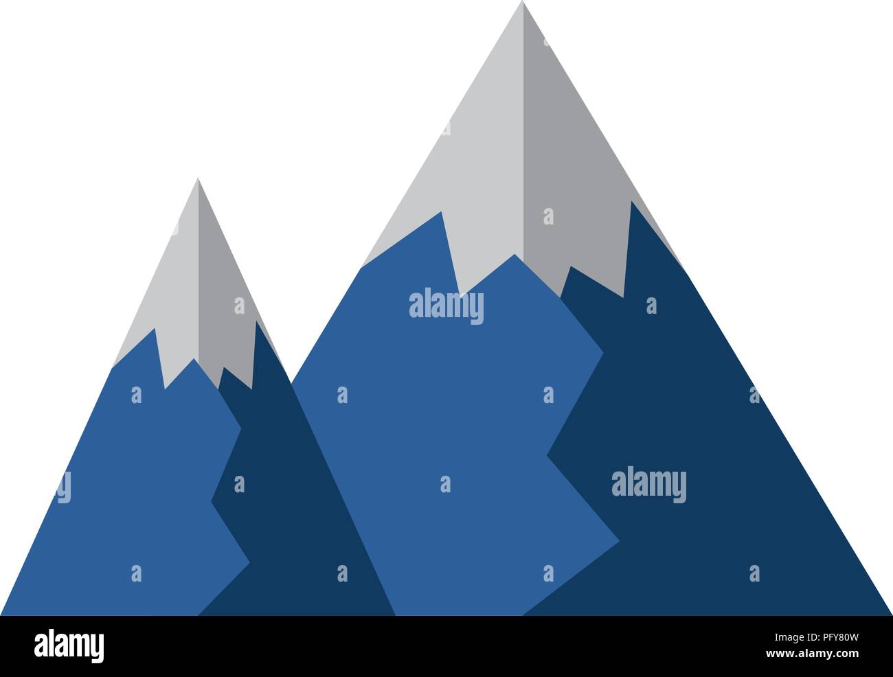 Nice panoramic view mountains Stock Vector Images - Alamy
