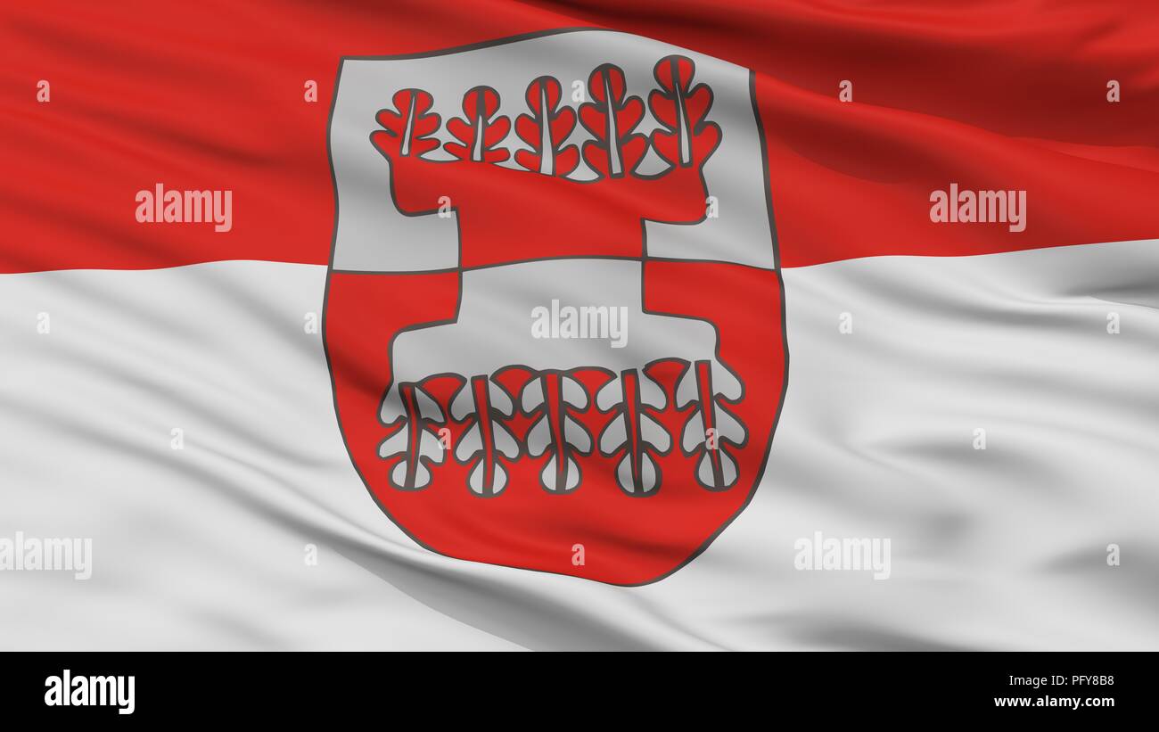 Silale City Flag, Lithuania, Closeup View Stock Photo - Alamy