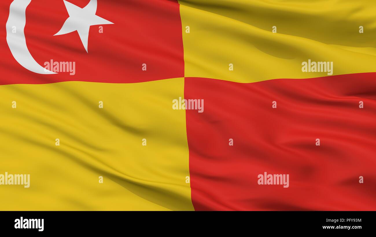 Selangor City Flag, Malaysia, Closeup View Stock Photo - Alamy