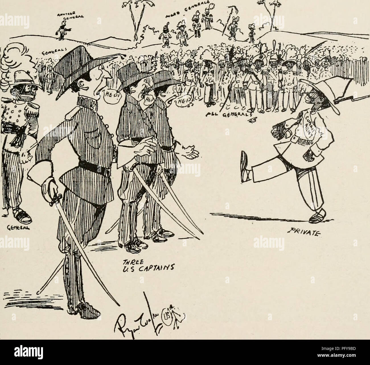 Spanish american war cartoon hi-res stock photography and images - Alamy