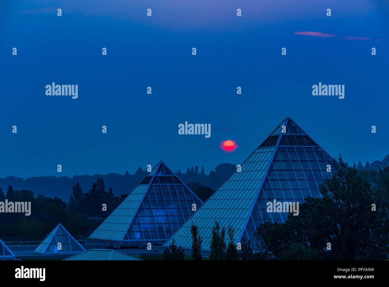 Muttart conservatory pyramids hi-res stock photography and images - Alamy