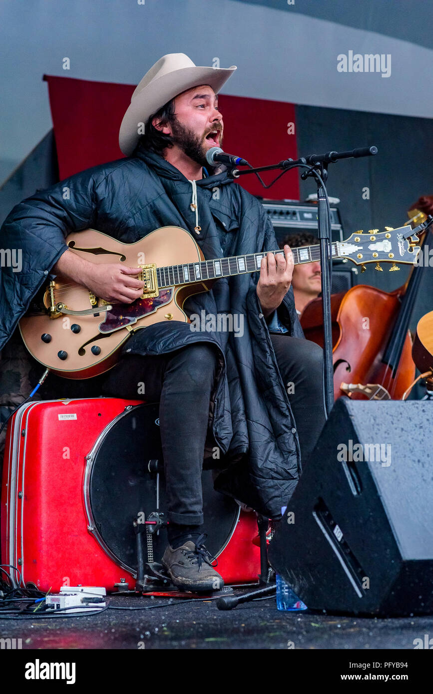 Shakey Graves performs at Edmonton Folk Music Festival, Edmonton ...