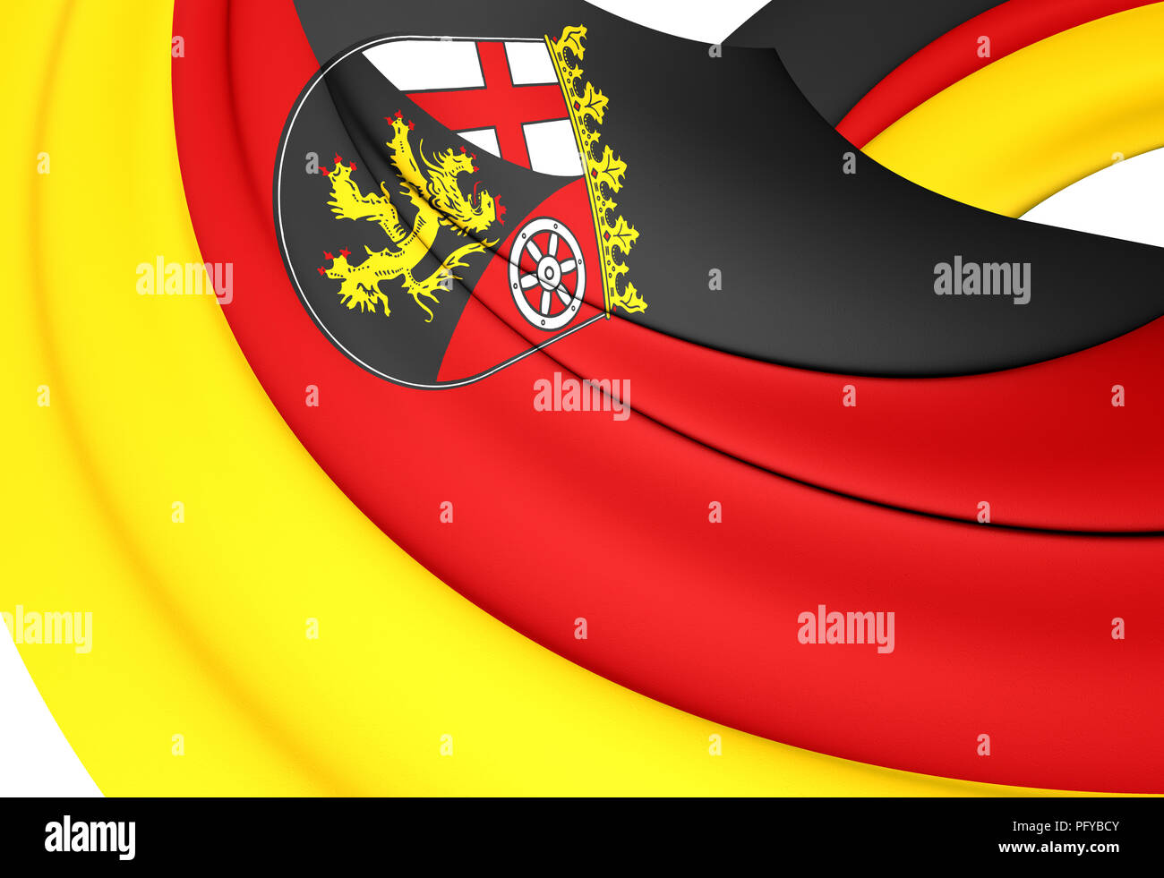 Rhineland palatinate flag hi-res stock photography and images - Alamy