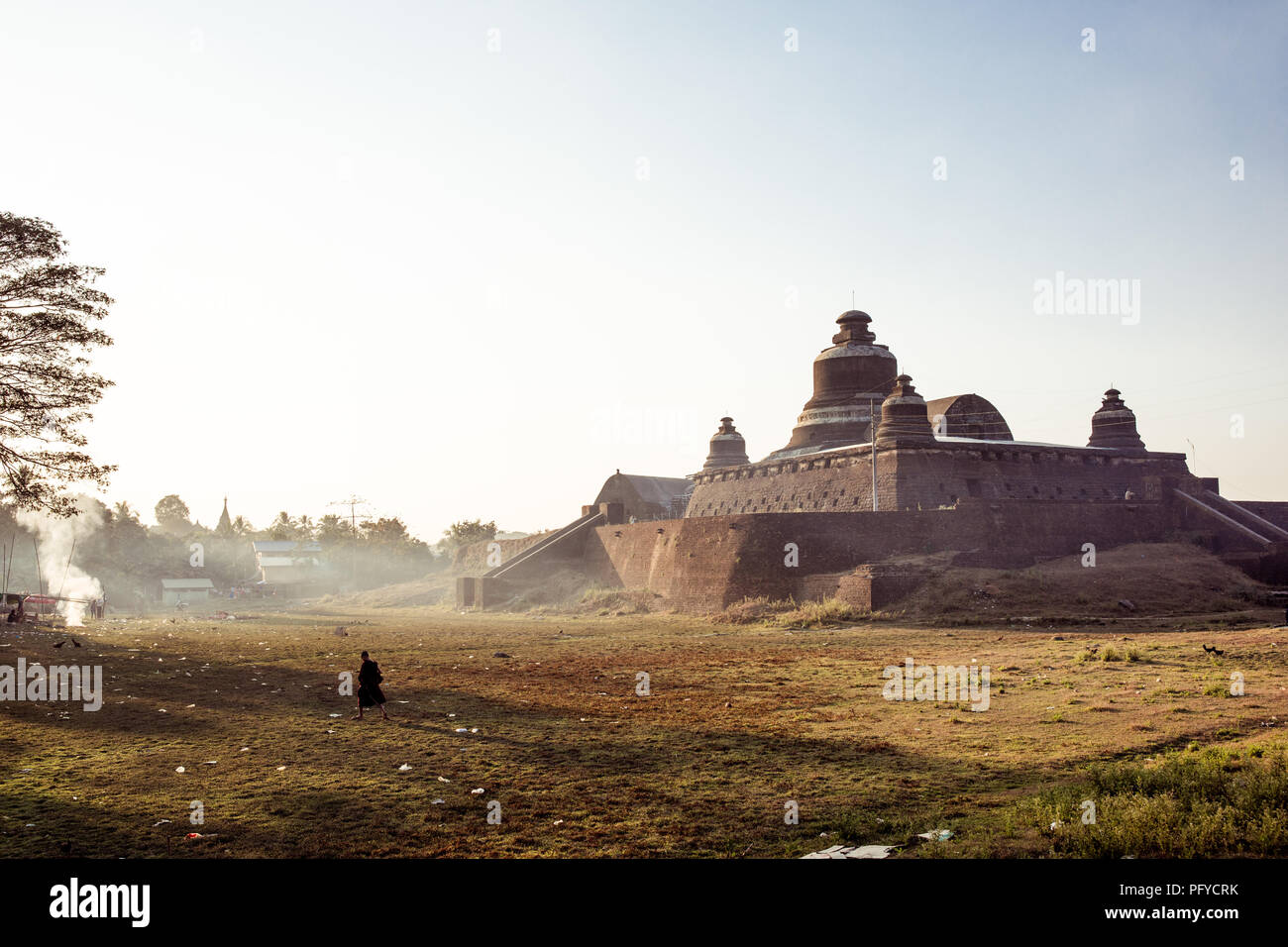 A temple surrounded by nature to pray to buddha from sunrise to sunset ...