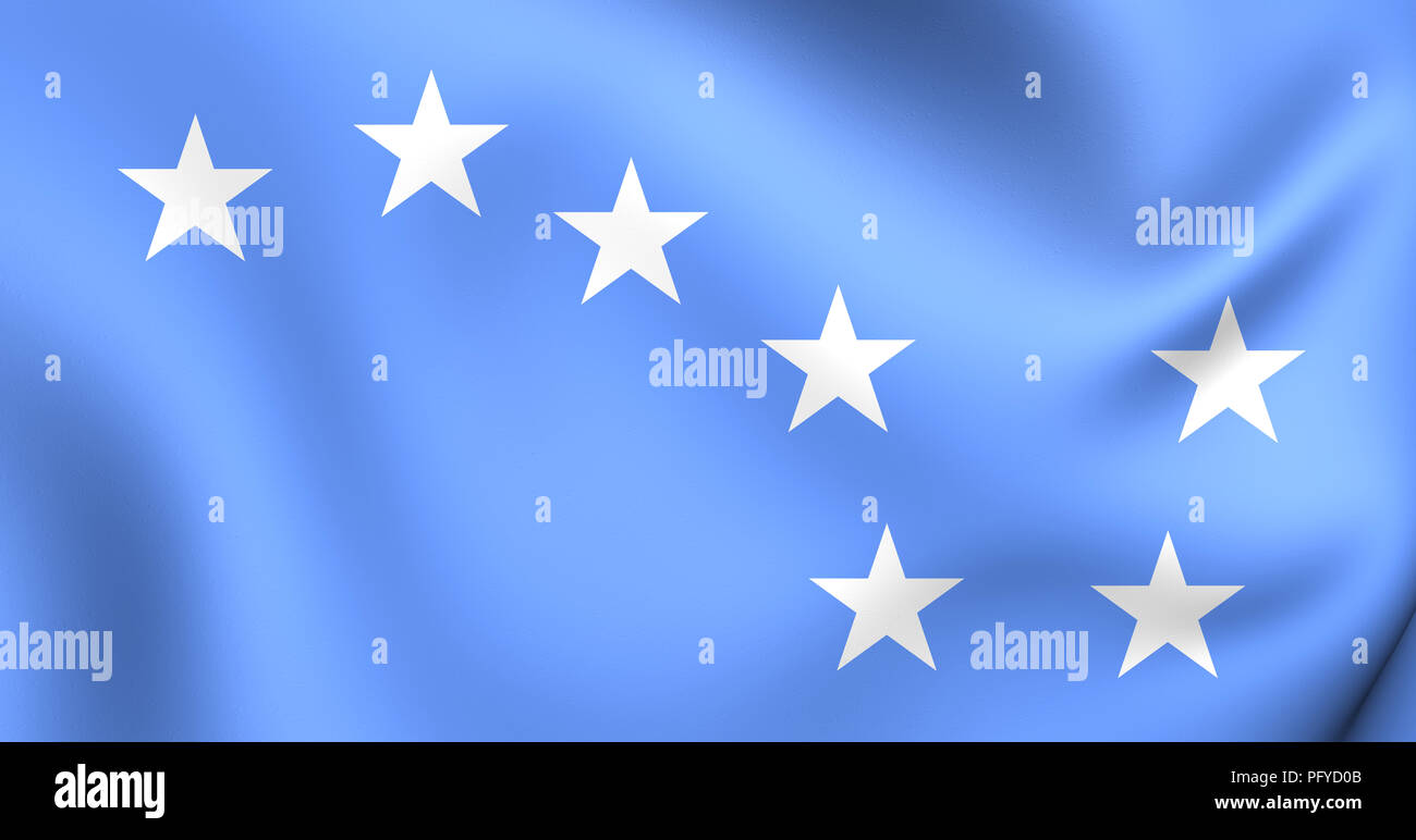 3D Starry Plough Flag. 3D Illustration Stock Photo - Alamy