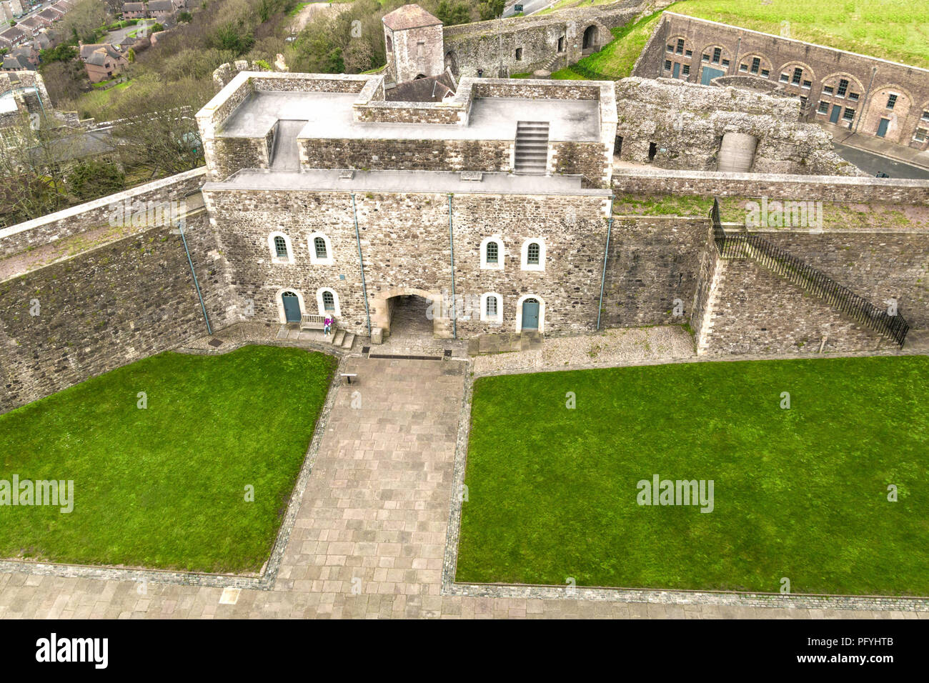 Dover castle aerial hi-res stock photography and images - Alamy