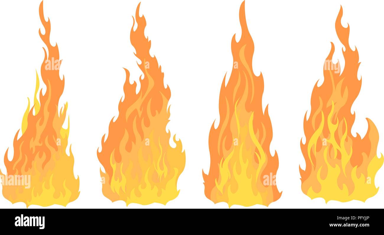 Bonfire set. Design element Stock Vector Image & Art - Alamy