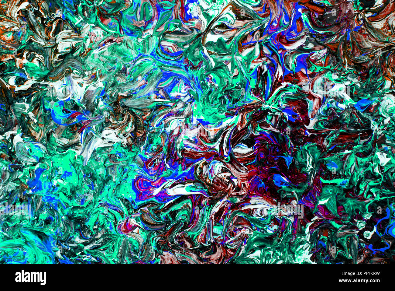 Colourful oil painting wallpaper hi-res stock photography and images ...