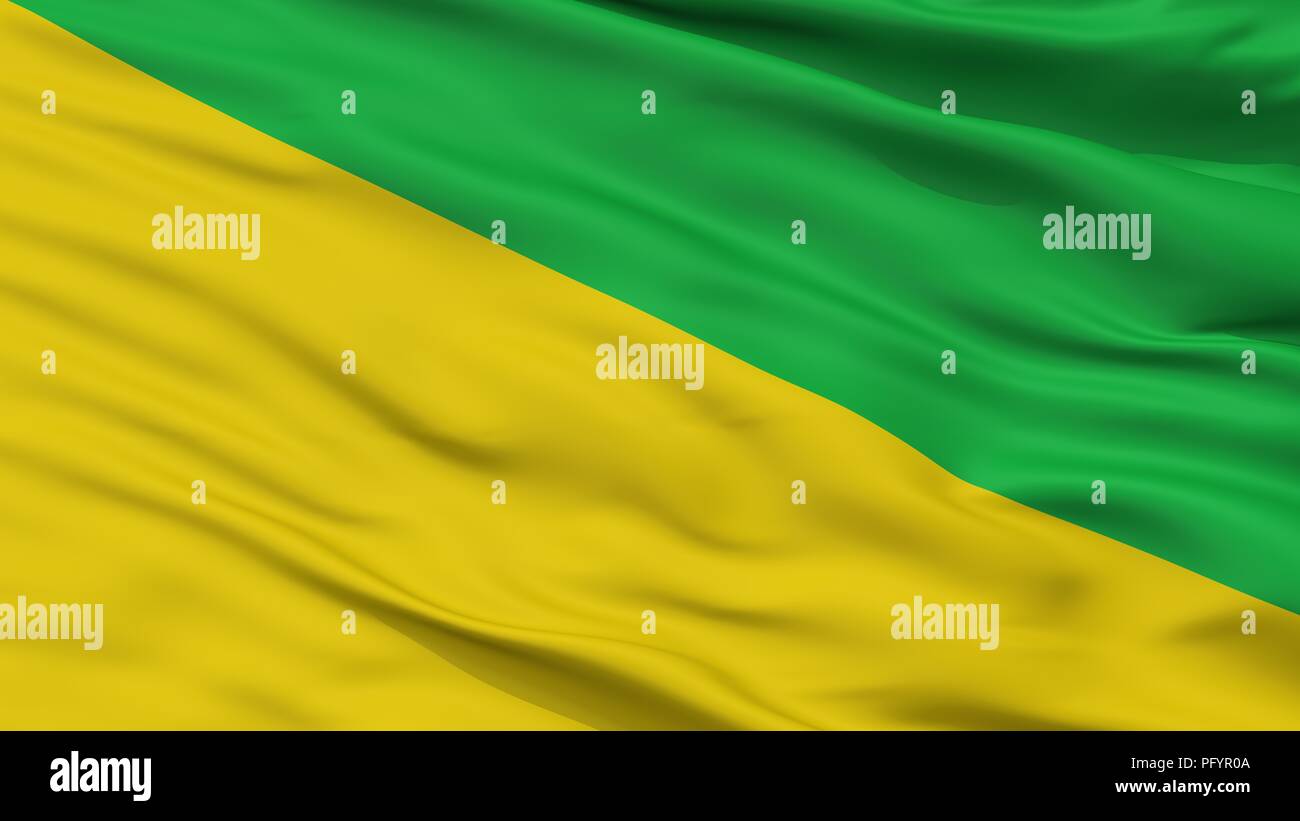 Ica City Flag, Peru, Closeup View Stock Photo - Alamy