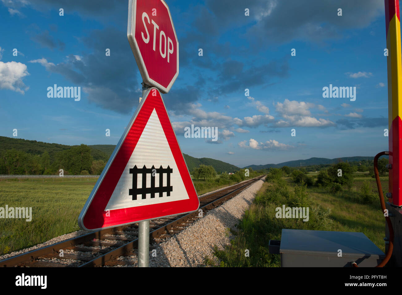 Rail Travel in Serbia, The Balkans Stock Photo - Alamy