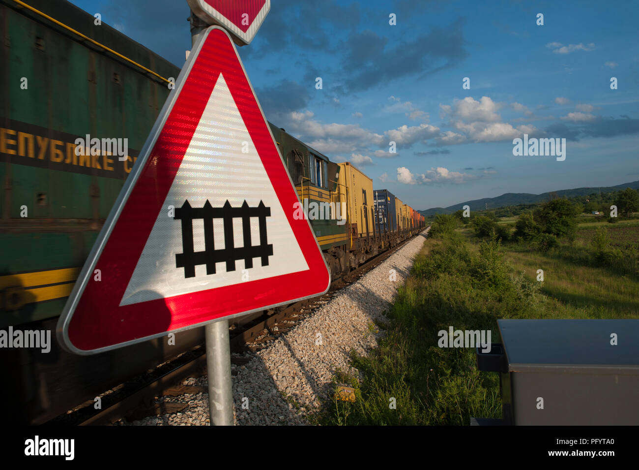 Rail Travel in Serbia, The Balkans Stock Photo - Alamy