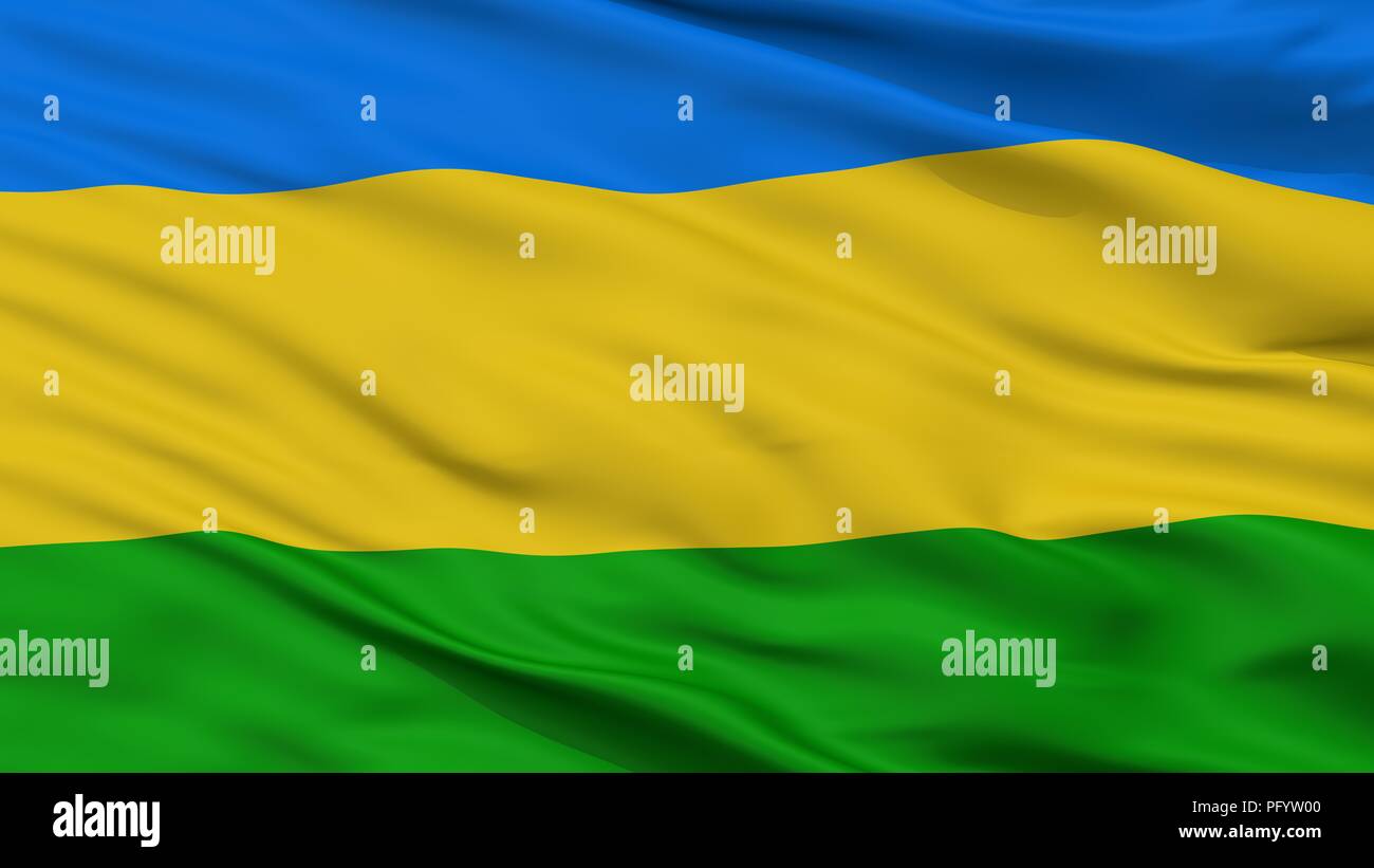 Hatillo City Flag, Puerto Rico, Closeup View Stock Photo - Alamy