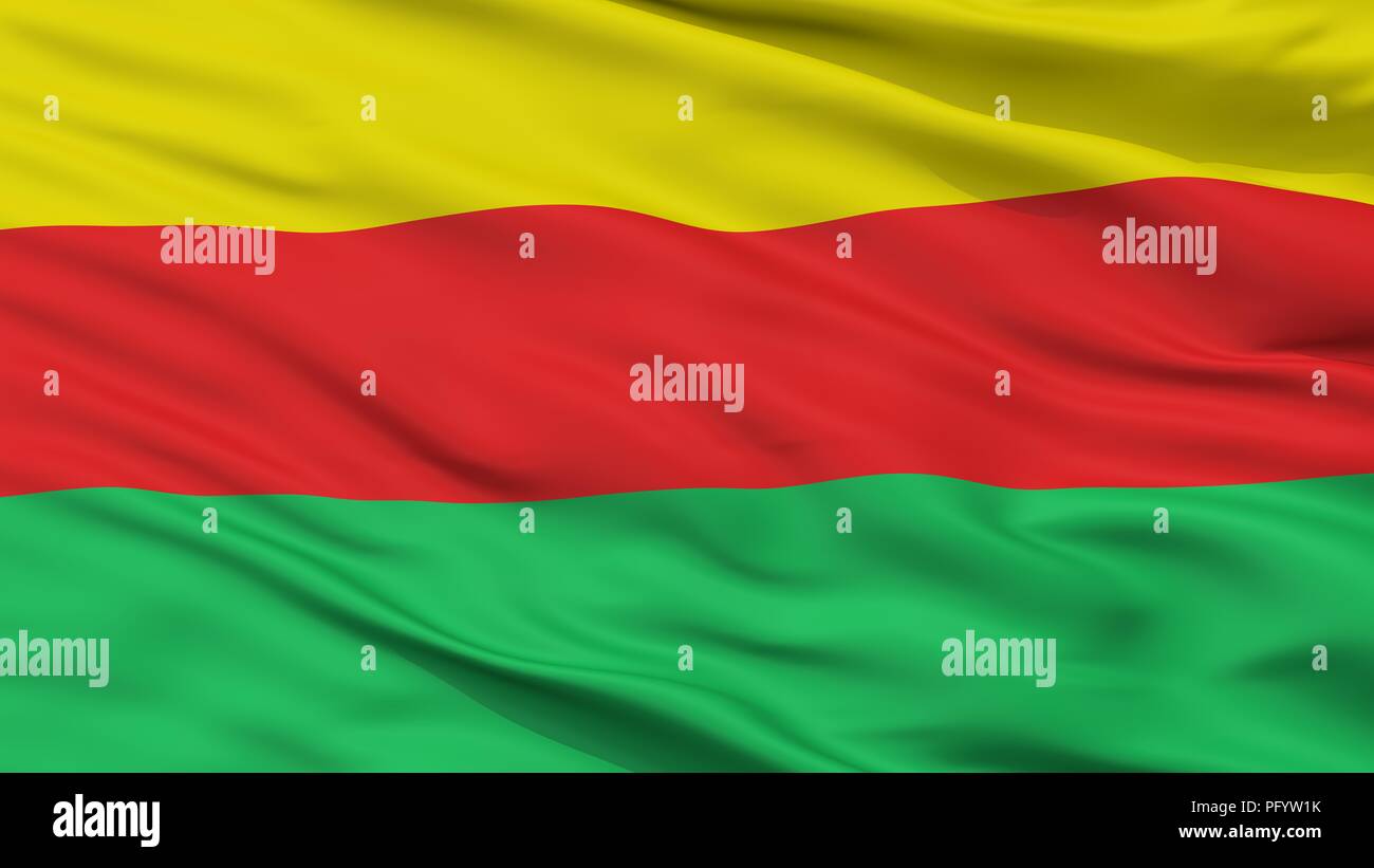 Humacao City Flag, Puerto Rico, Closeup View Stock Photo - Alamy