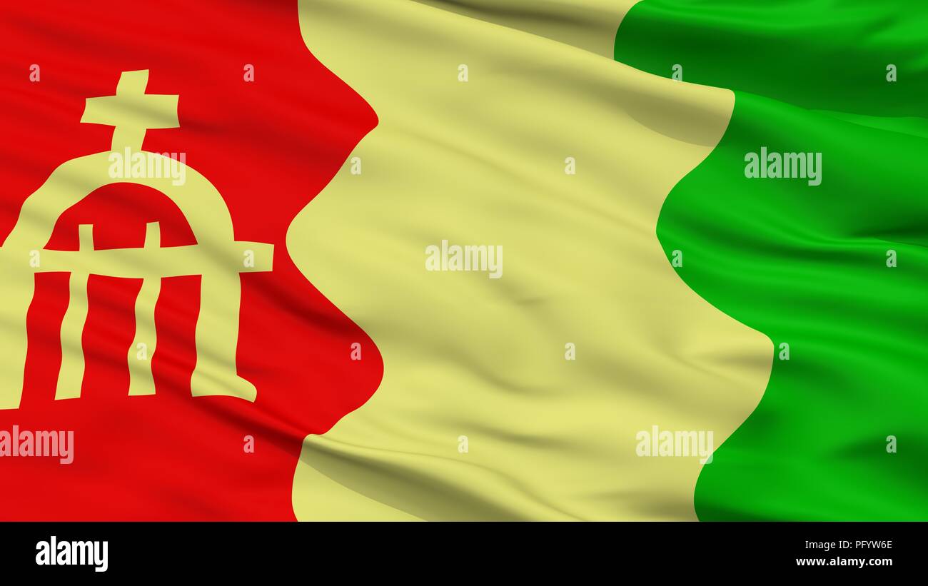 Loiza City Flag, Puerto Rico, Closeup View Stock Photo - Alamy