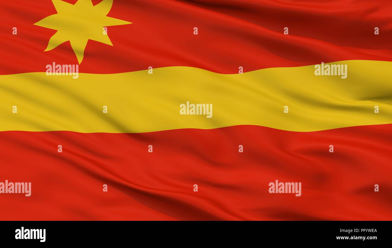 Toa Alta City Flag, Puerto Rico, Closeup View Stock Photo - Alamy