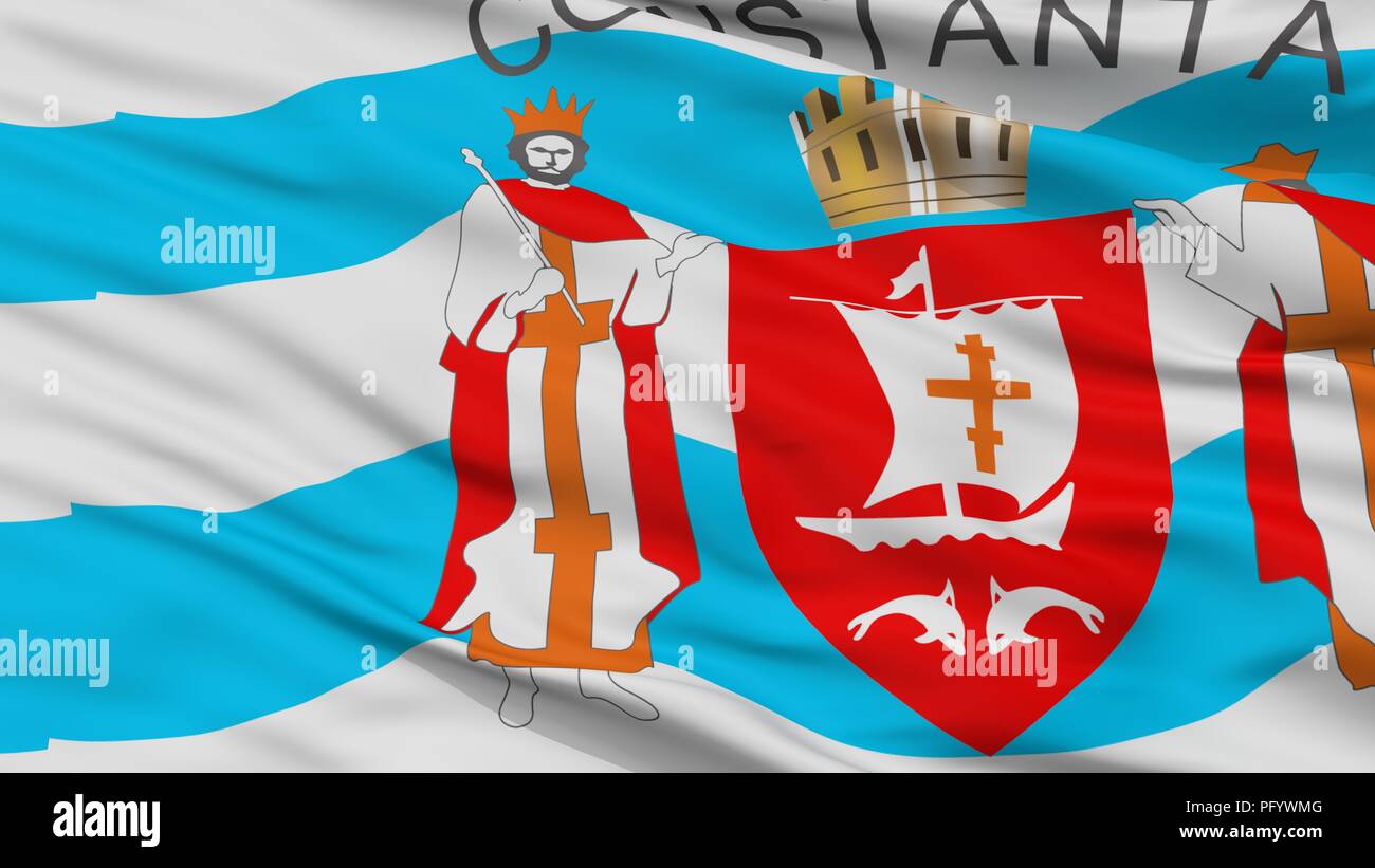 3d flag of the constanta hi-res stock photography and images - Alamy