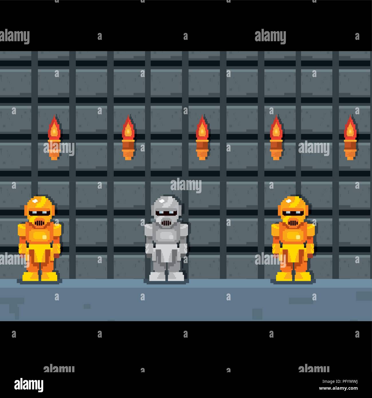 Gaming pixelart Stock Vector Images - Alamy