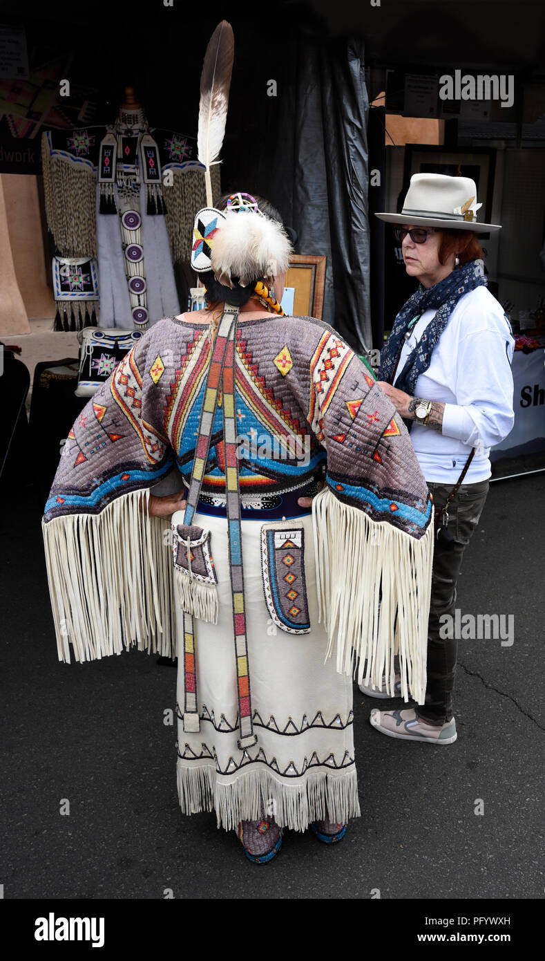 Native American (Standing Rock Lakota) bead and quillwork artist ...