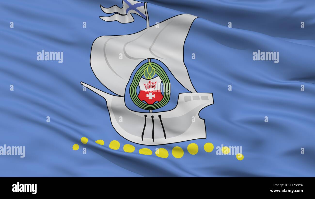 3d flag kaliningrad russia hi-res stock photography and images - Alamy