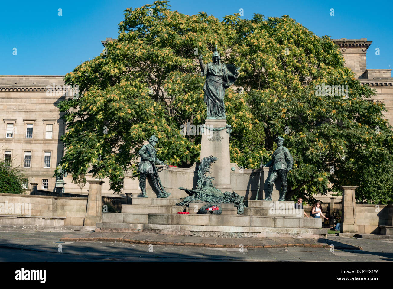 War Memorial. St. John's Gardens. Liverpool. UK Stock Photo - Alamy