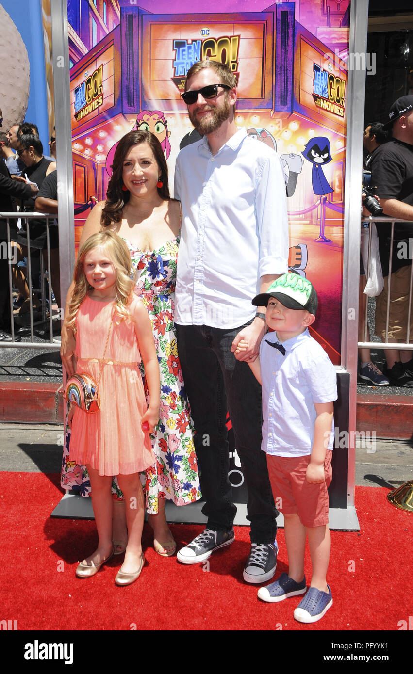 Film Premiere Teen Titans Go Featuring: Aaron Horvath Where: Los ...