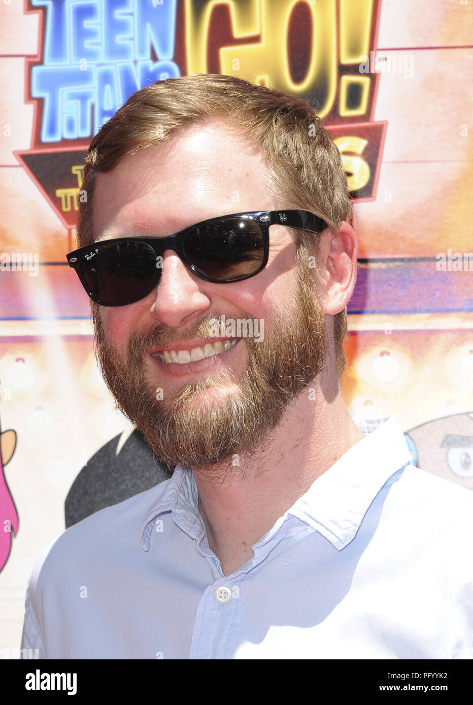 Film Premiere Teen Titans Go Featuring: Aaron Horvath Where: Los ...