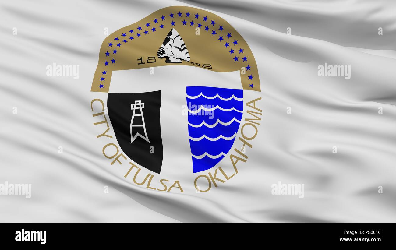 Flag of tulsa hi-res stock photography and images - Alamy