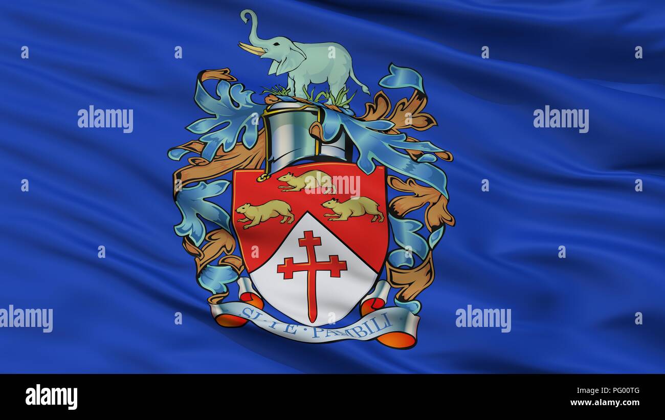 Bulawayo City Flag, Zimbabwe, Closeup View Stock Photo - Alamy