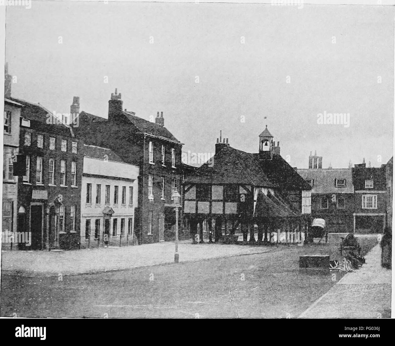 The image depicts Farnham, showcasing a historical view of the Old ...