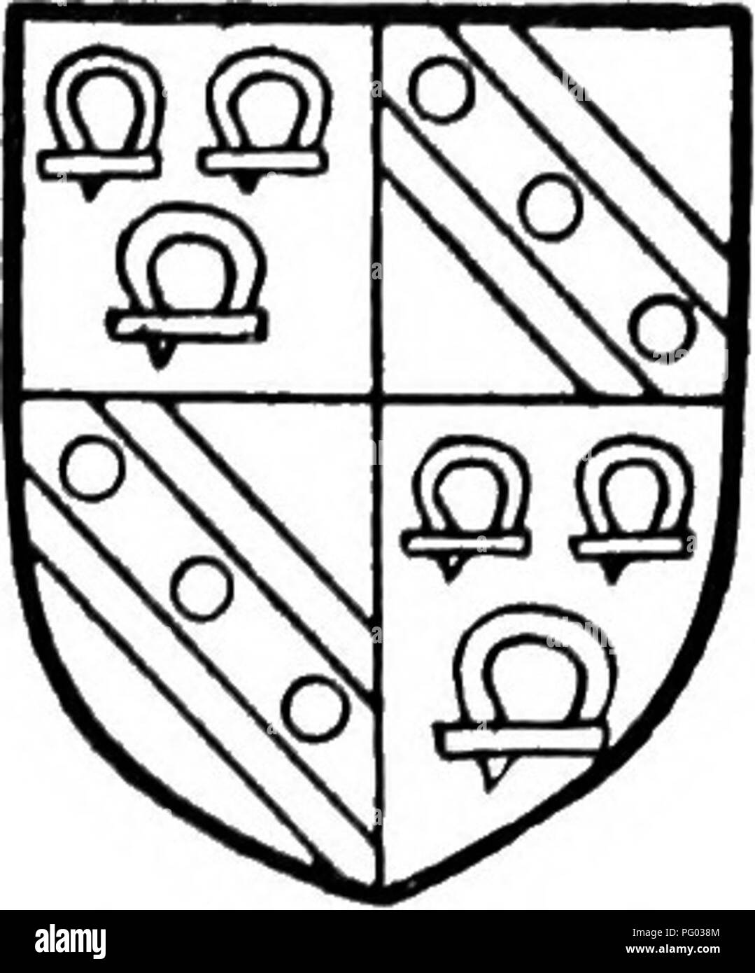 This historical text details the lineage and estates of the Anderton ...