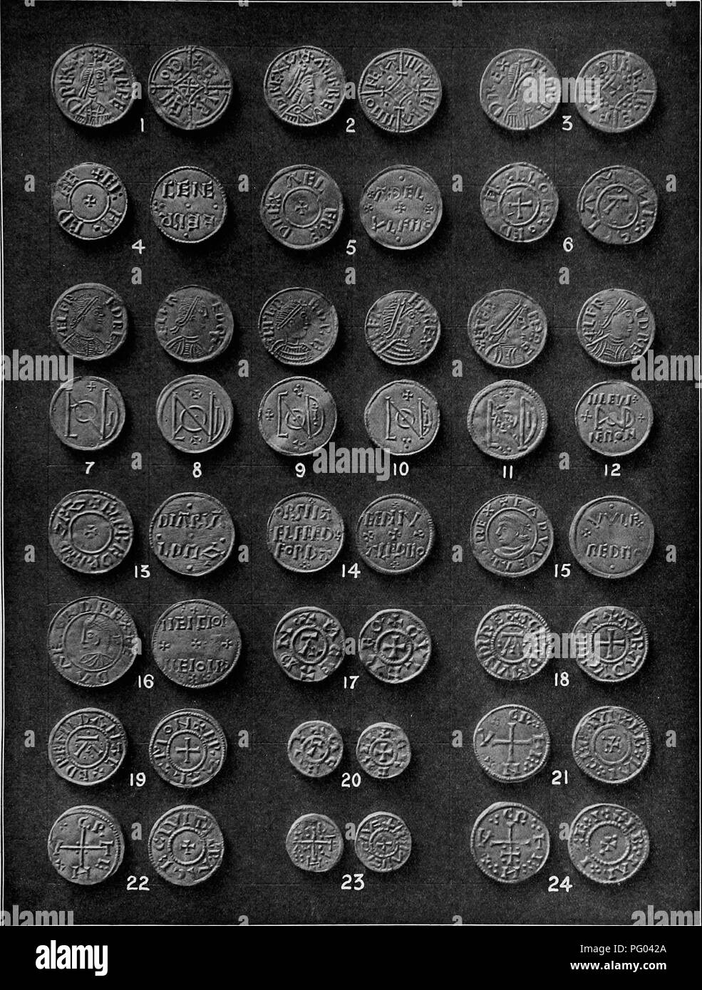 This historical document examines coins from the Cuerdale Hoard ...