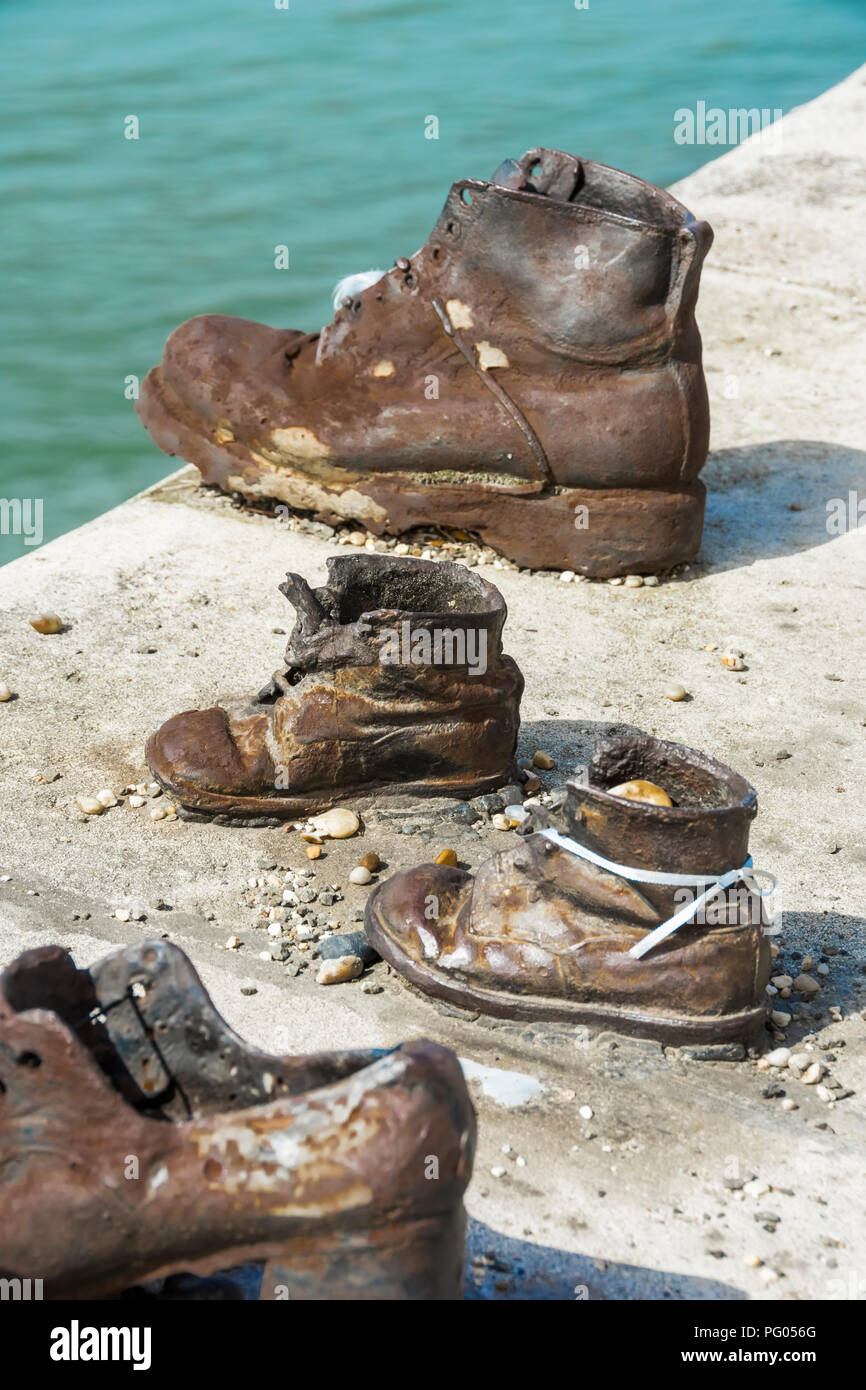 Holocaust memorial with shoes hi-res stock photography and images - Alamy