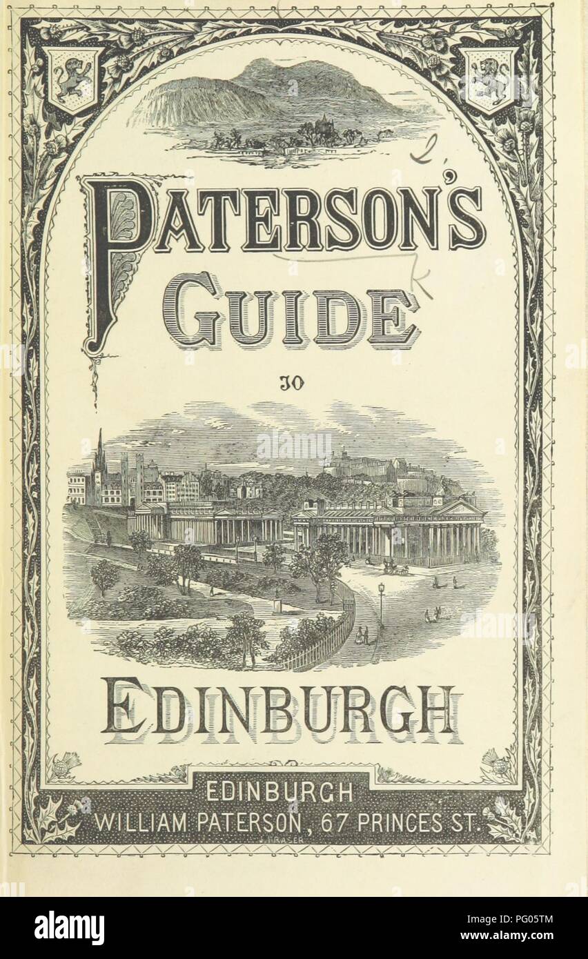 Edinburgh guide book hi-res stock photography and images - Alamy