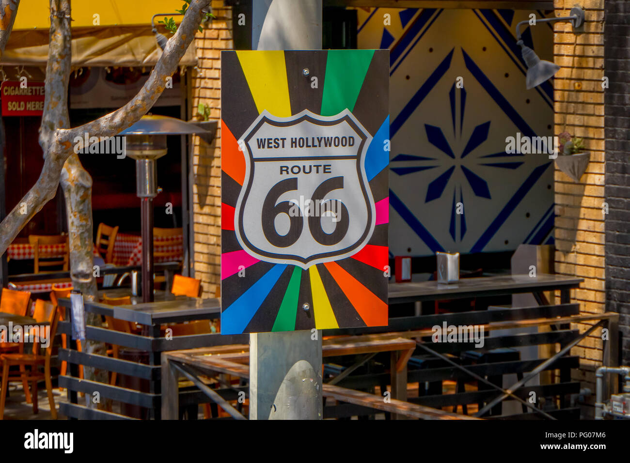 Los Angeles, California, USA, AUGUST, 20, 2018: Outdoor view of ...