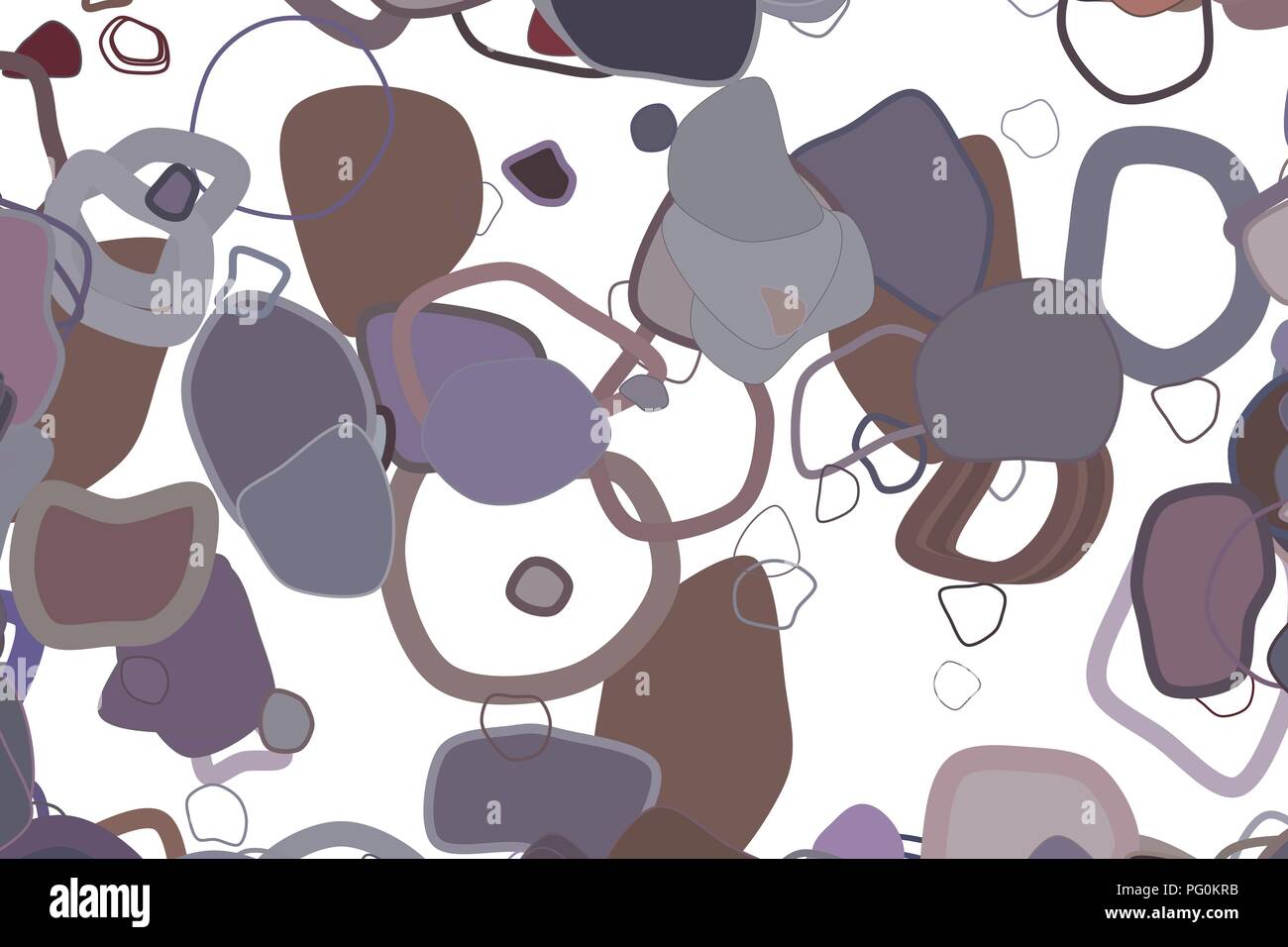 Artistic random rounded shapes background pattern abstract. Vector ...