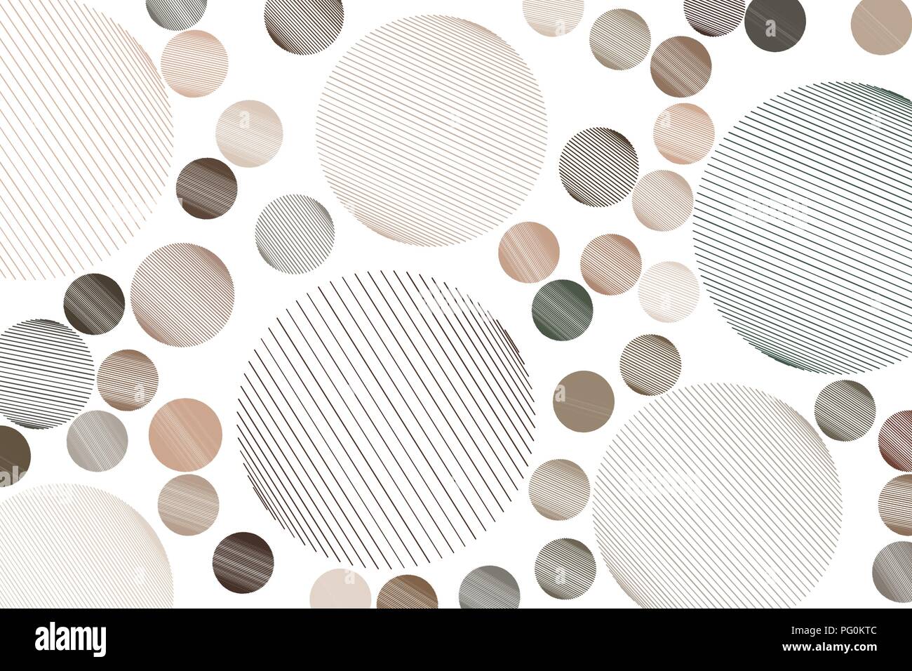 Abstract Messy Random Line Circles Geometric Pattern Colorful And Artistic For Graphic Design