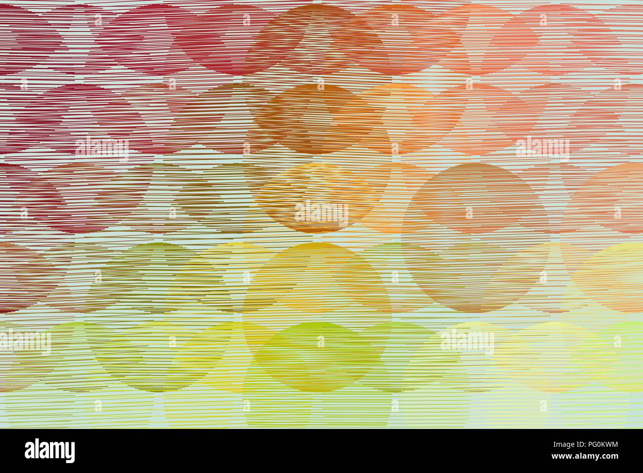 Geometric Conceptual Background Messy Random Line Circles Pattern For Design Vector