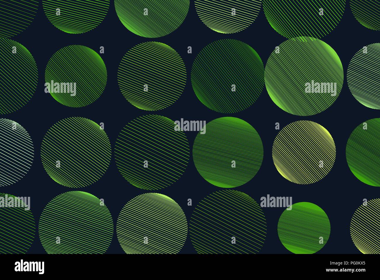 Abstract Conceptual Geometric Messy Random Line Circles Pattern Good