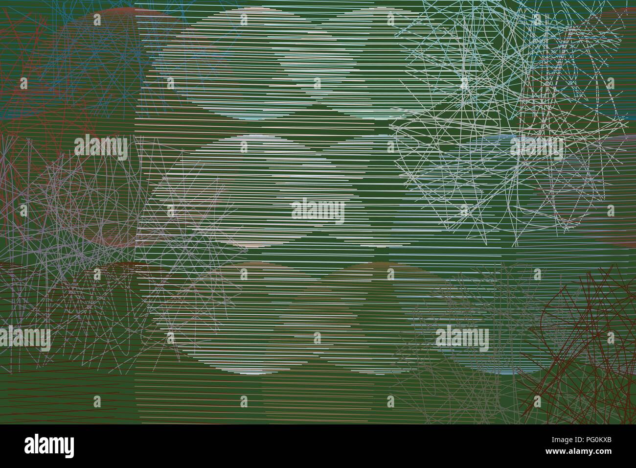 Artistic messy random line circles background pattern abstract. Vector ...