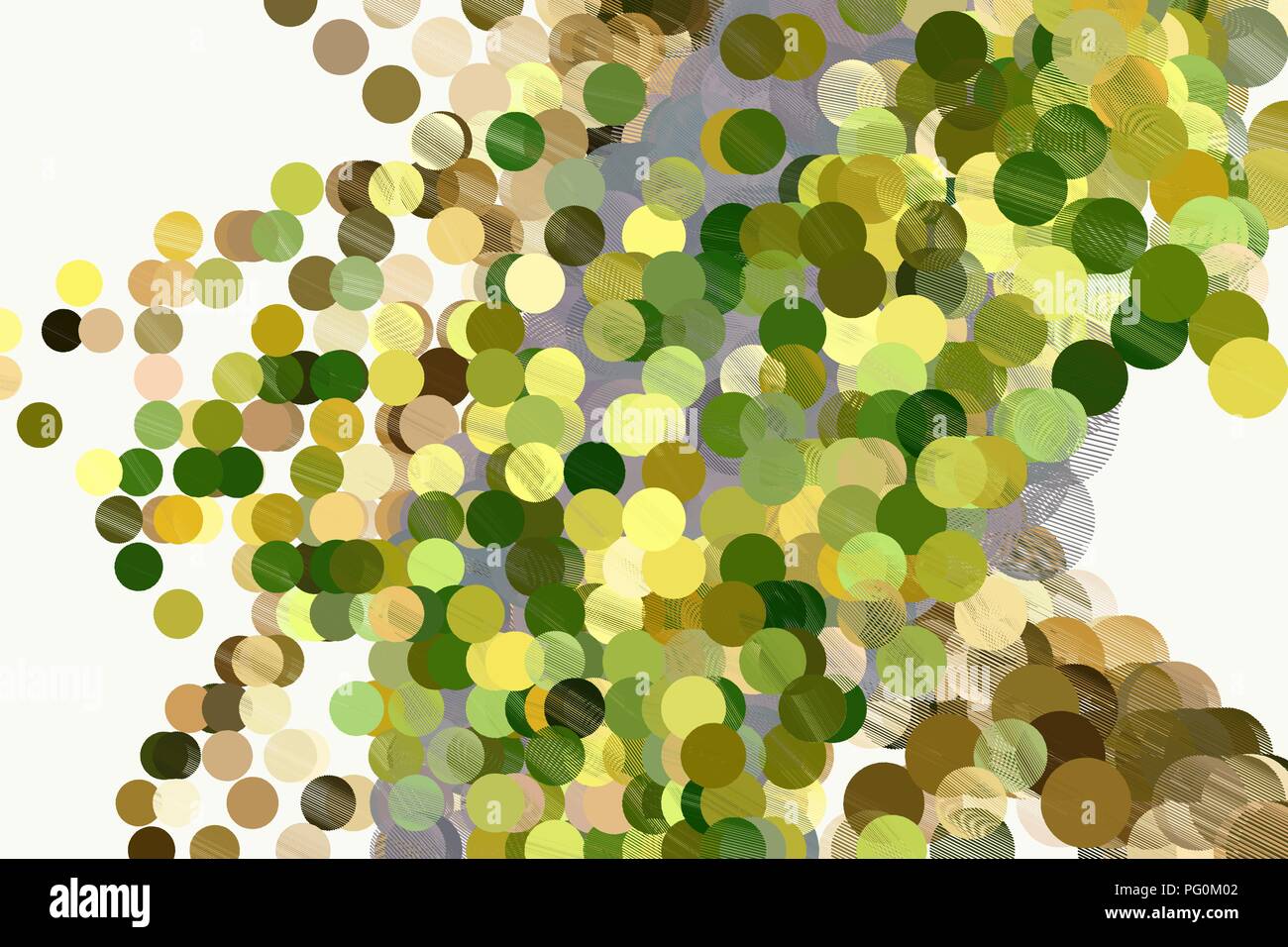 Geometric Conceptual background messy random line circles pattern for ...