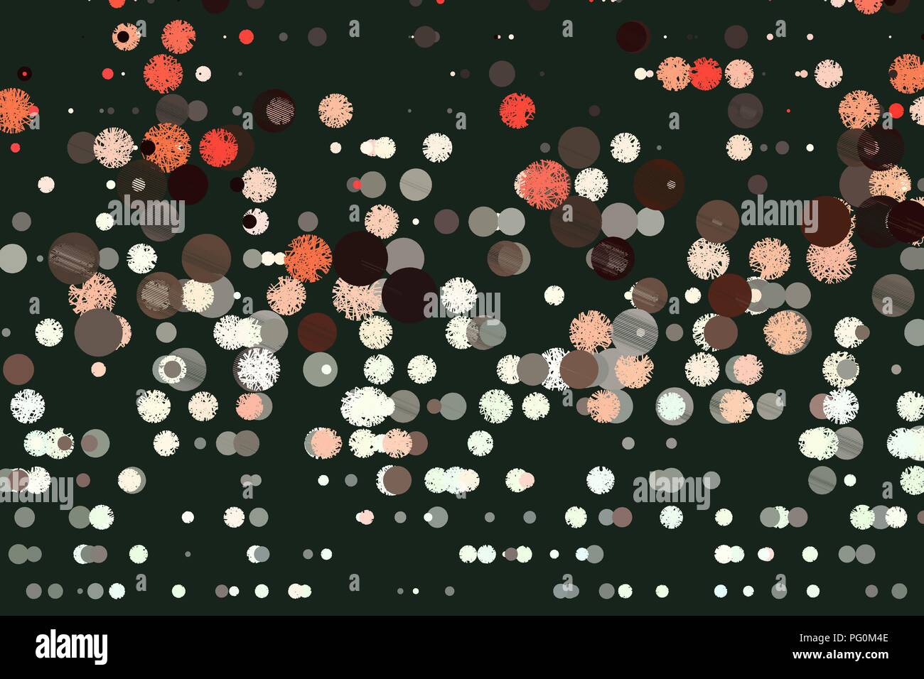 Abstract geometric background with shape of messy random line circles ...