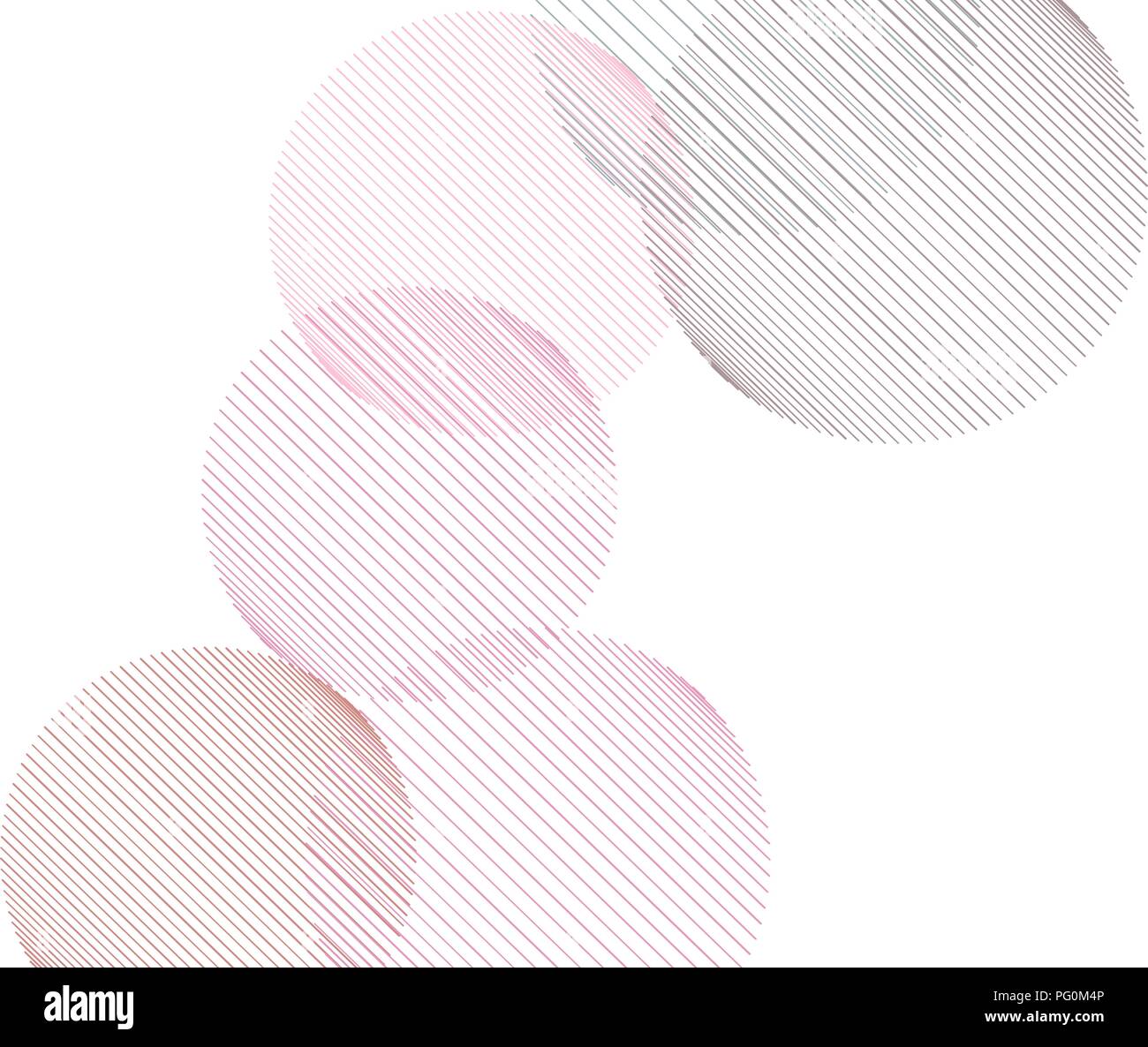 Abstract colored geometric messy random line circles pattern. Good for ...