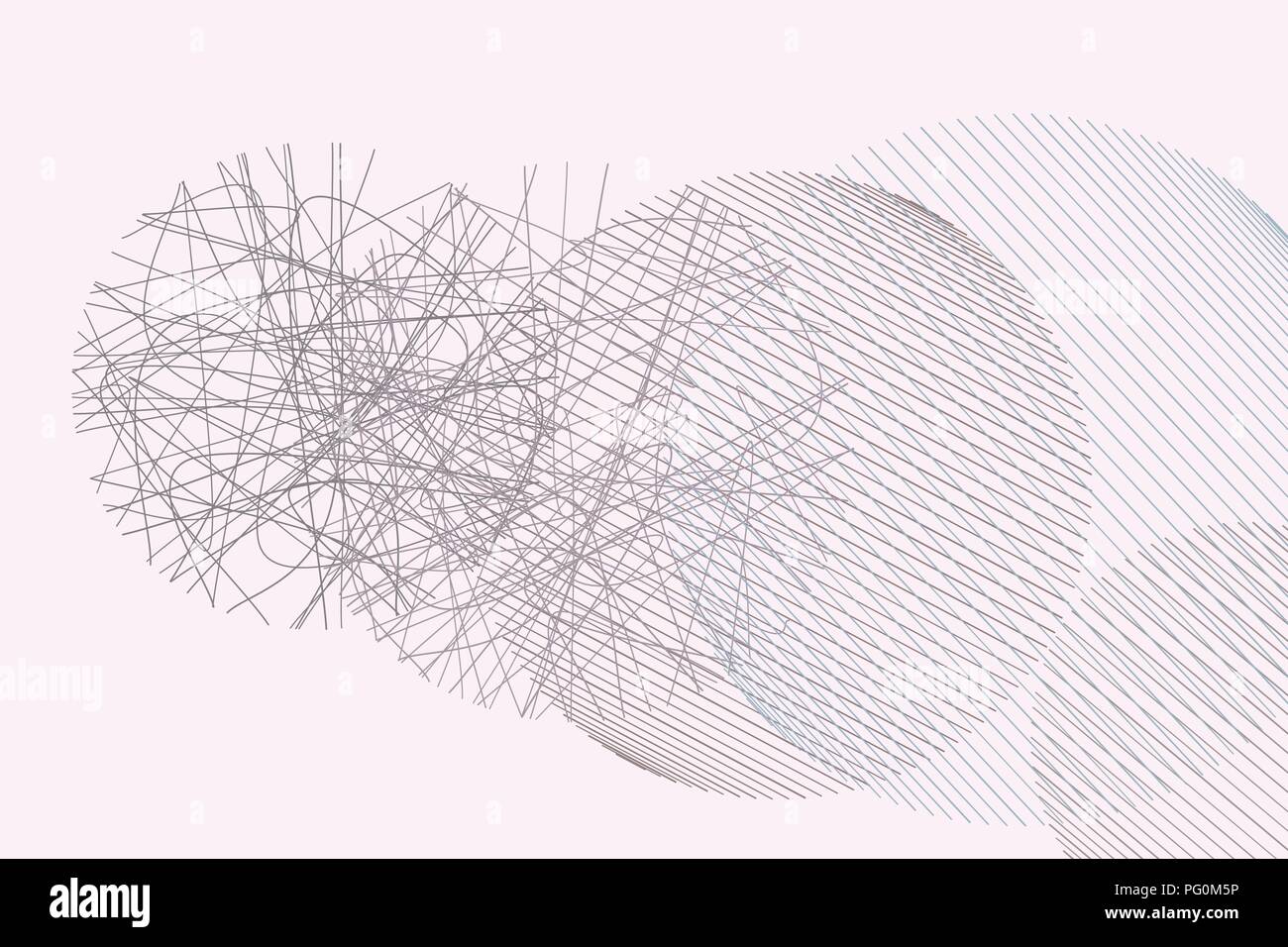 Abstract colored geometric messy random line circles pattern. Good for ...