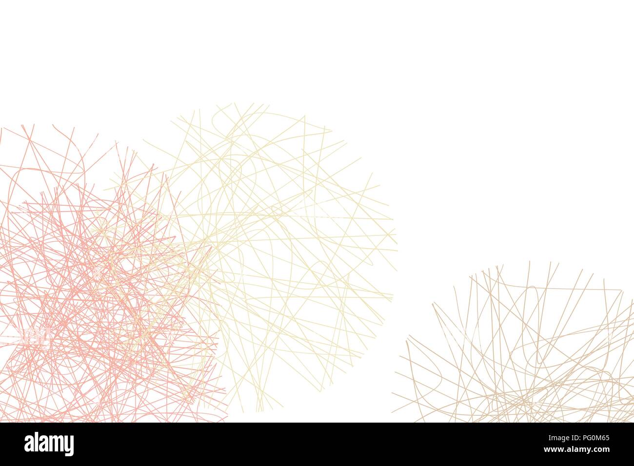 Abstract Conceptual Geometric Messy Random Line Circles Pattern Good For Web Page Graphic