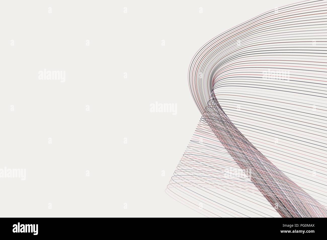 Abstract Conceptual Geometric Line And Curve Pattern Good For Web Page