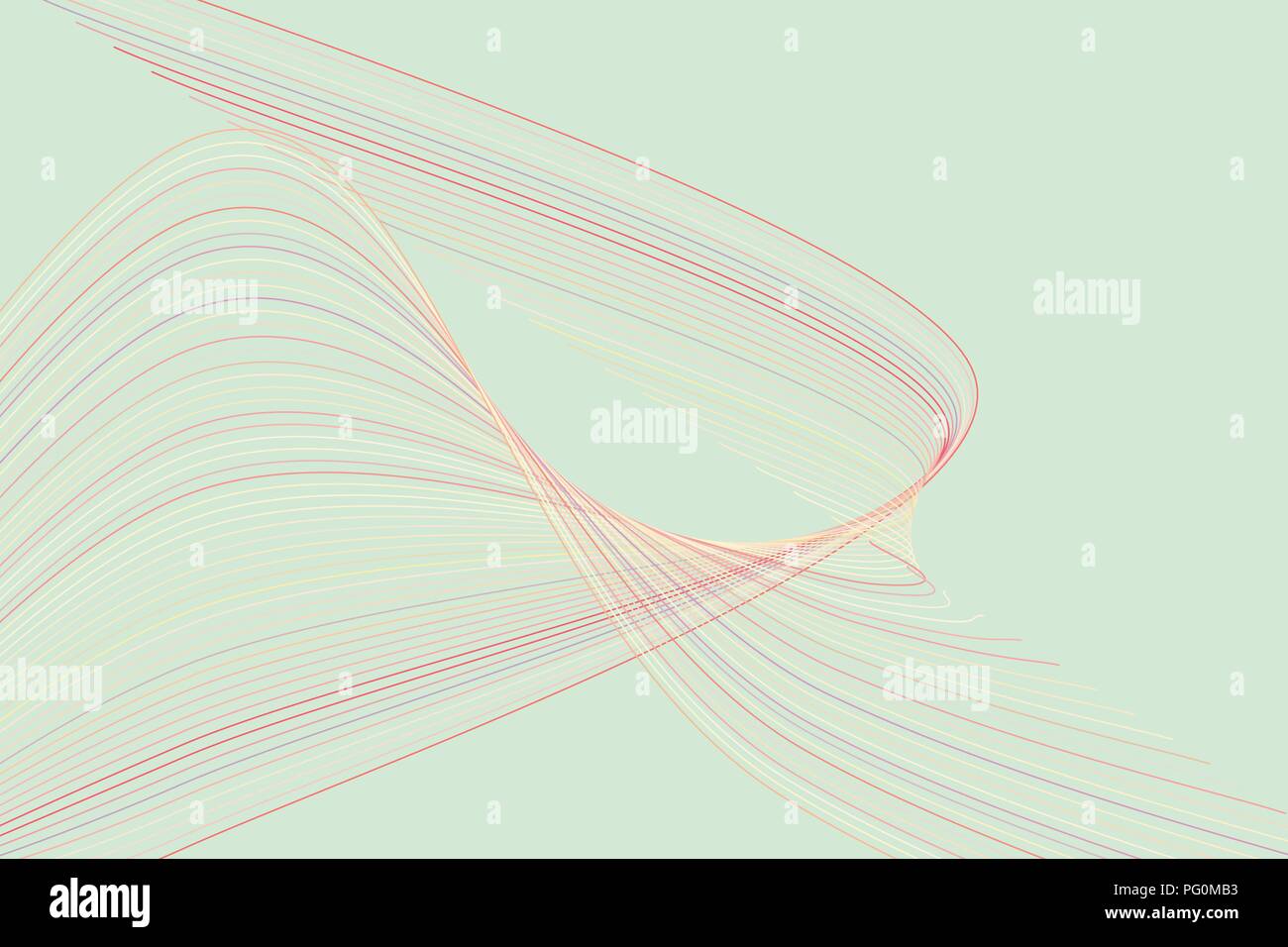 Abstract Line And Curve Geometric Pattern Colorful And Artistic For Graphic Design Catalog