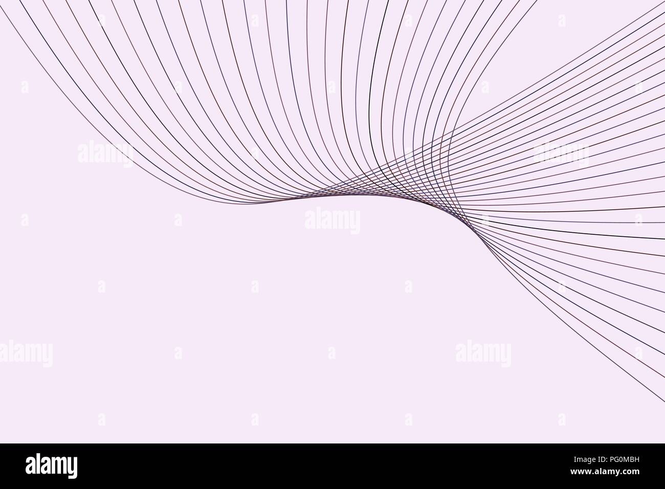 Abstract Colored Geometric Line And Curve Pattern Good For Web Page