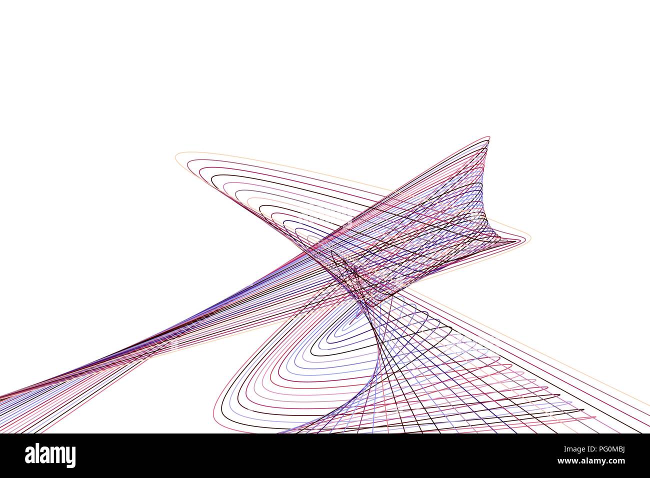 Shape Of Line And Curve Abstract Geometric Background Pattern Vector