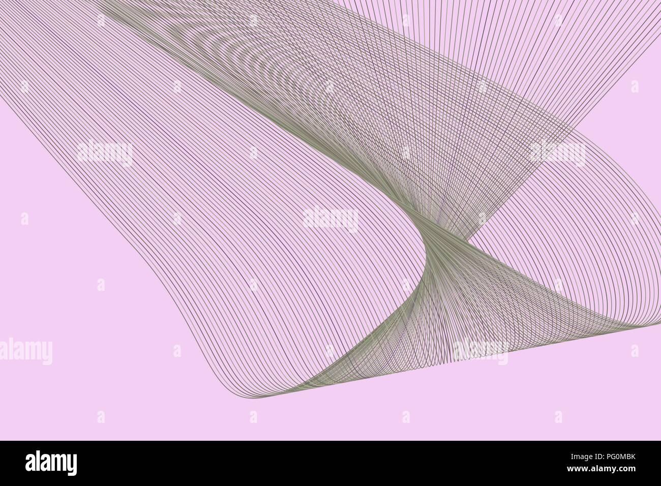 Artistic Line And Curve Background Pattern Abstract Vector Illustration Graphic Stock Vector