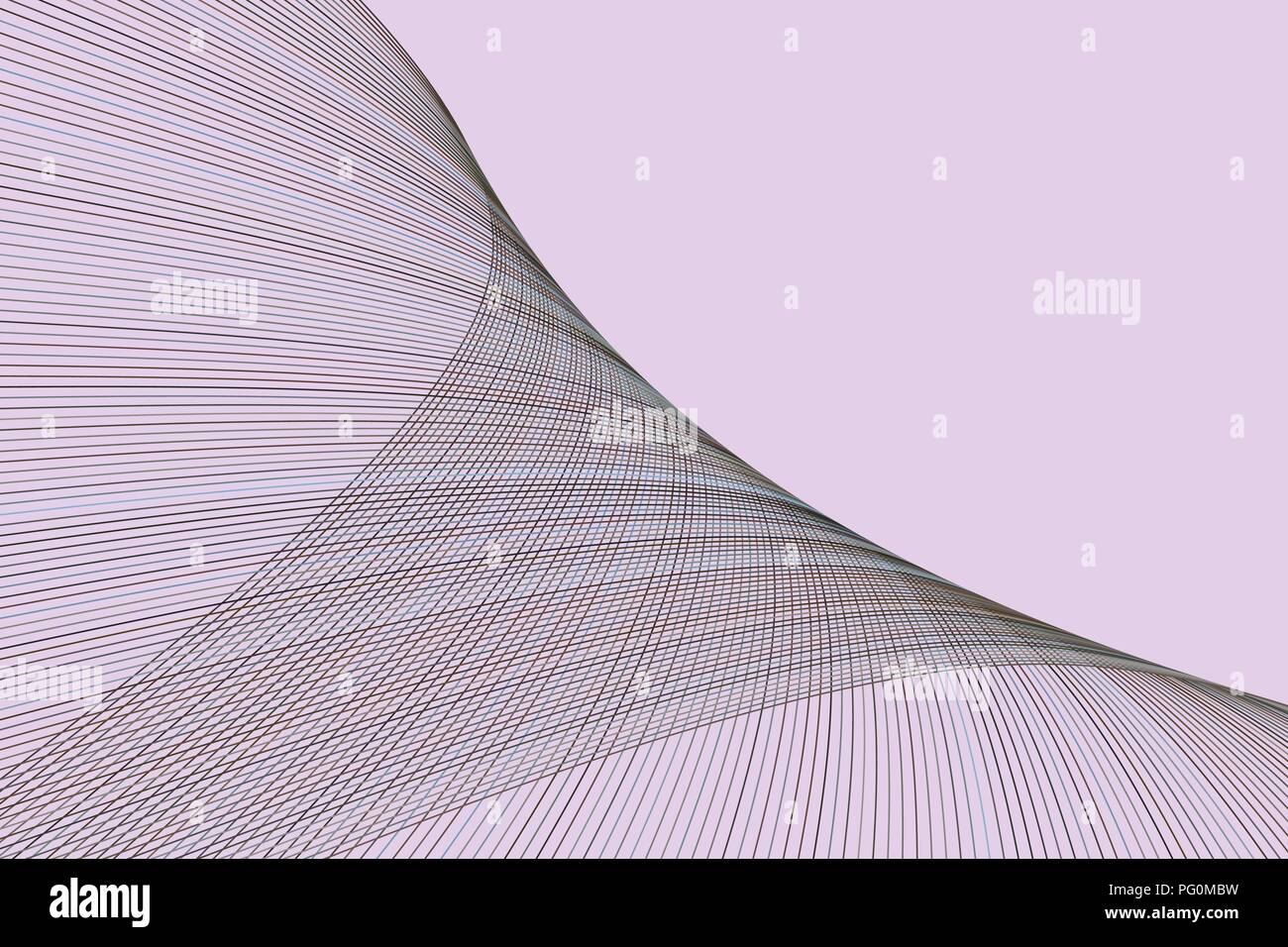 Artistic Line And Curve Background Pattern Abstract Vector Illustration Graphic Stock Vector